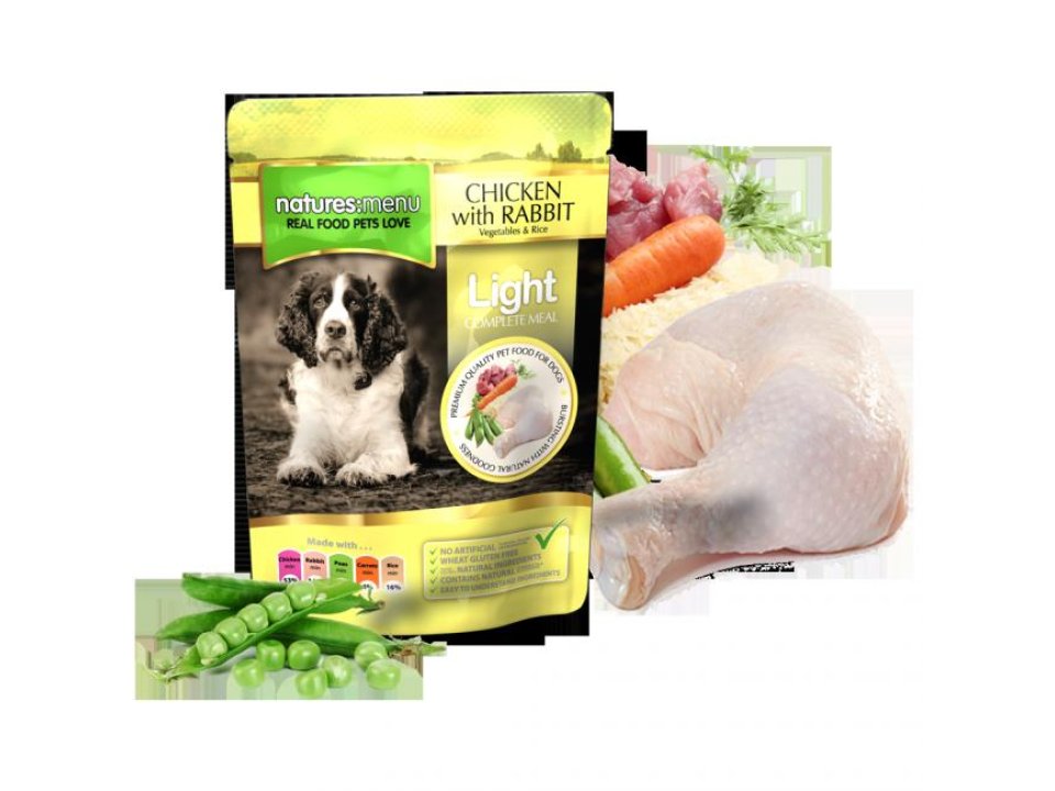 Ready to eat Pouch Light Chic & Rab Dog 300g | Country Corner Scotland