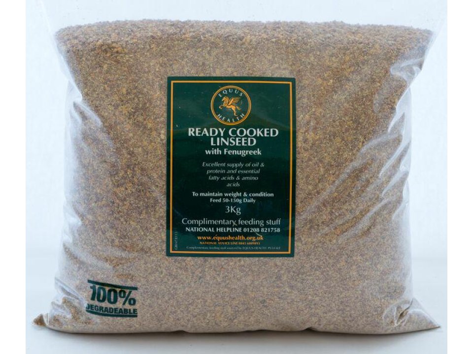 Equus Linseed Cooked 3kg | Country Corner Scotland